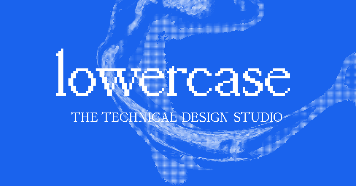 lowercase - design and development done different